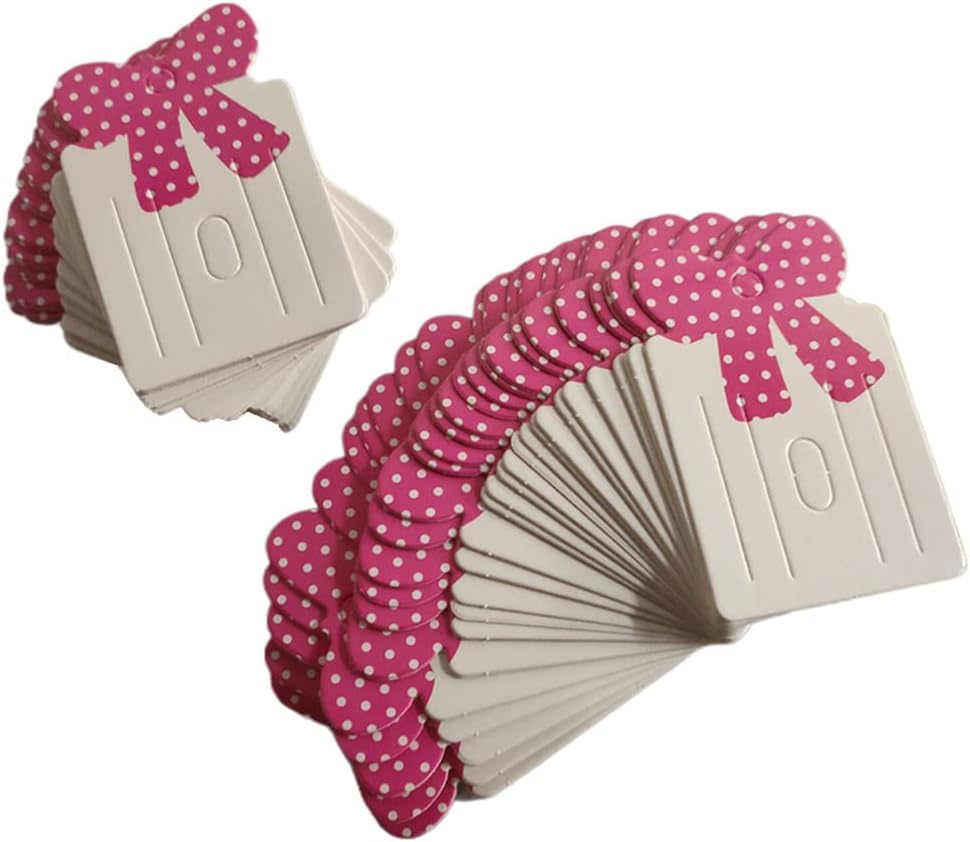 Amazon.com : Doromy Kraft Paper Hair Clip Holders - 100 Packs ...