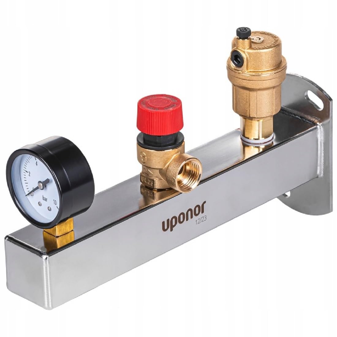Uponor Fluvia Inox Safety Group 6 Bar for Heating or Hot Water with ...