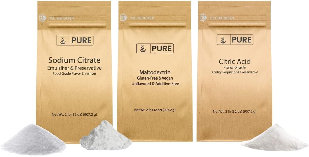 Amazon.com: PURE ORIGINAL INGREDIENTS Sodium Citrate, Citric Acid ...