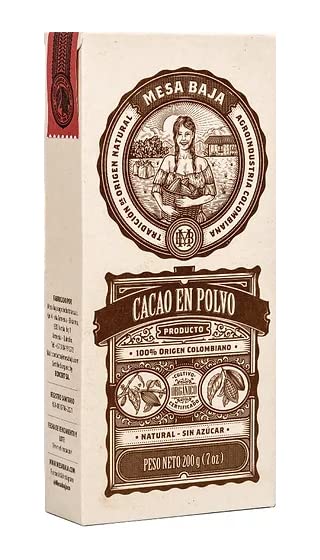 Amazon.com : Mesa Baja - Organic Cocoa Powder - 200G : Grocery ...