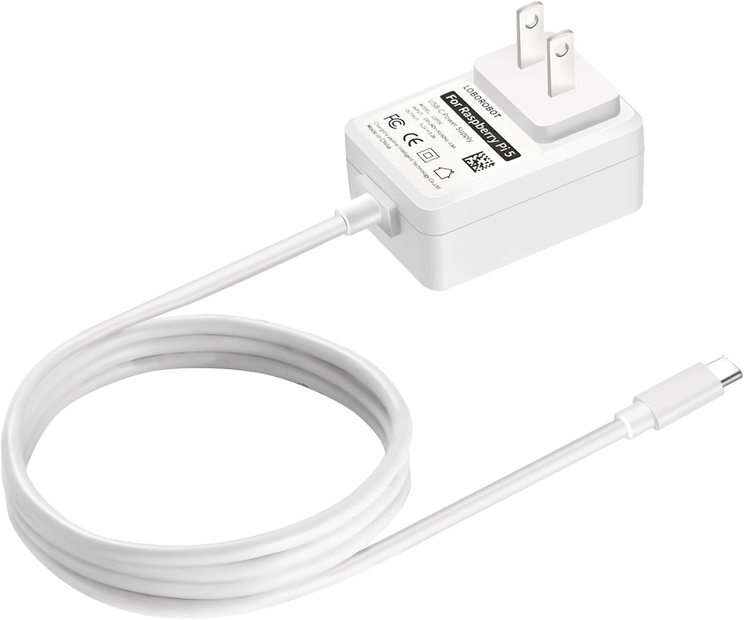IJP 27W Power Supply Adapter for Raspberry Pi 5, Orange Pi 5, 5 Pro, 5 ...