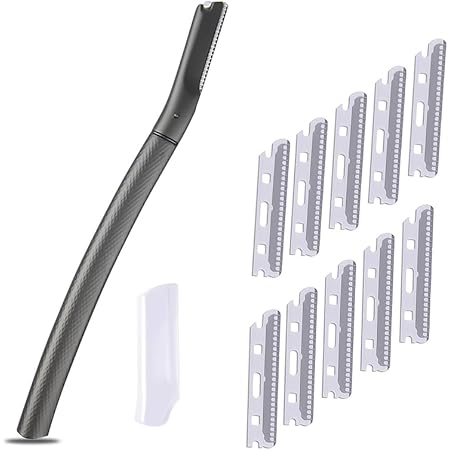 Amazon.com: Men's Touch Up Razors for Mustache, Beard (Black, 5.8 ...