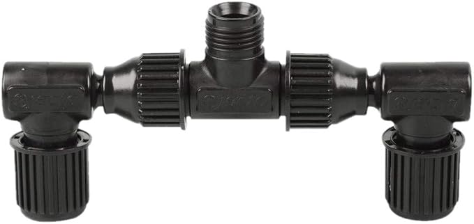 Amazon.com: Jacto Y Nozzle, 9cm Inlet, 1/2 Inch Outlet, Plastic Body, 3 ...