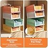BTGGG 4 Pack Mix-Color Wardrobe Storage Organiser, Stackable Storage ...