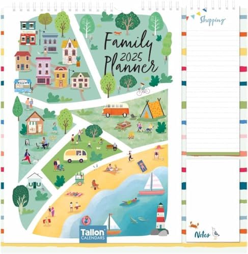 2025 Family Organiser Calendar Wall Planner With Memo Pad, Pen ...