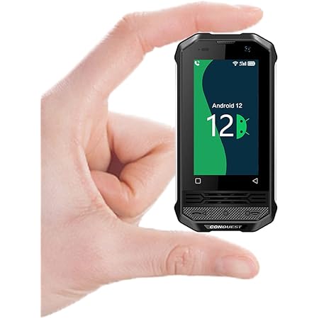 Amazon.com: CONQUEST F2 2022 Mini Rugged Smartphone, Android 12 Unlock ...
