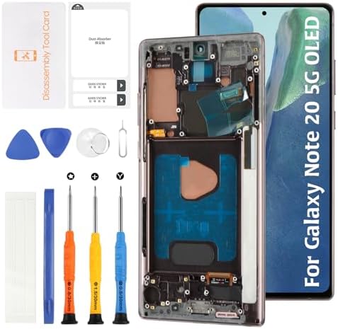 Amazon.com: Screen Replacement for Samsung Galaxy Note 20 5G /Note 20 ...