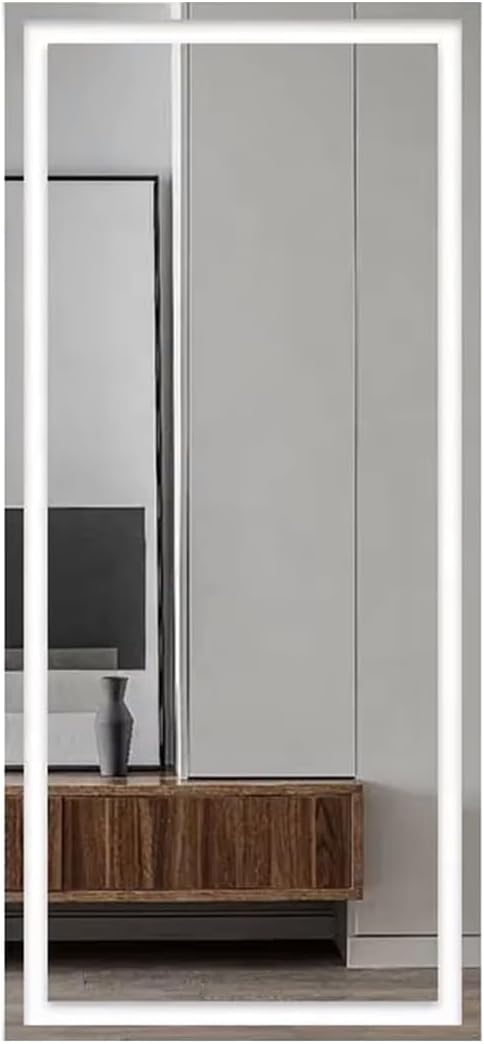 RIVALINK Espejo Rectangular con Luz LED, Sin Marco, Imagen Clara ...