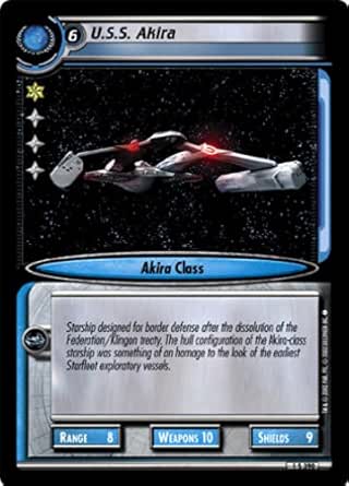 STAR TREK CCG 2E SE SECOND EDITION USS AKIRA 1S390 at Amazon's ...