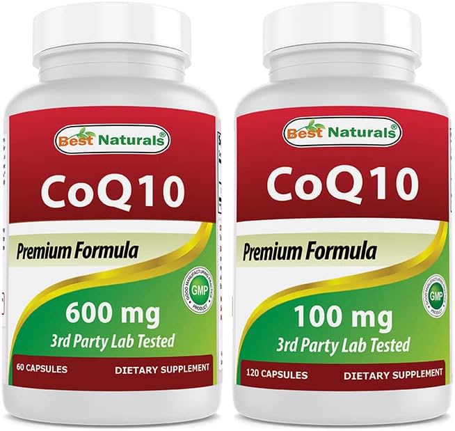Amazon.com: Best Naturals COQ10 100 mg & COQ10 600 mg : Health & Household