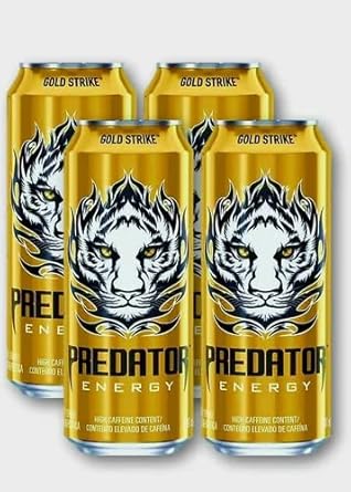PREDATOR ENERGY DRINK (GOLD STRIKE) - 300 ML | PACK OF 24 CANS : Amazon ...