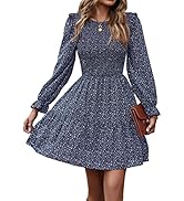 KIRUNDO Women's Fall Winter Long Sleeve Ruffle Mock Neck Tiered Mini ...