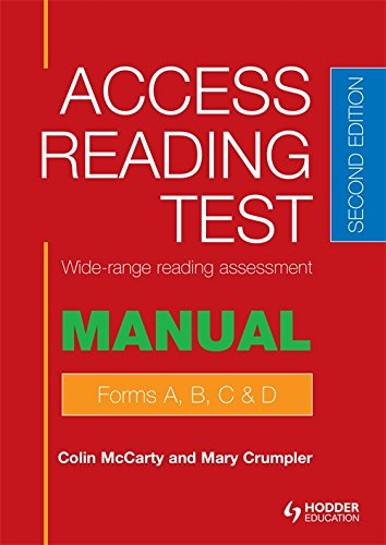Amazon | Access Reading Test (ART) Manual | Crumpler, Mary, McCarty ...