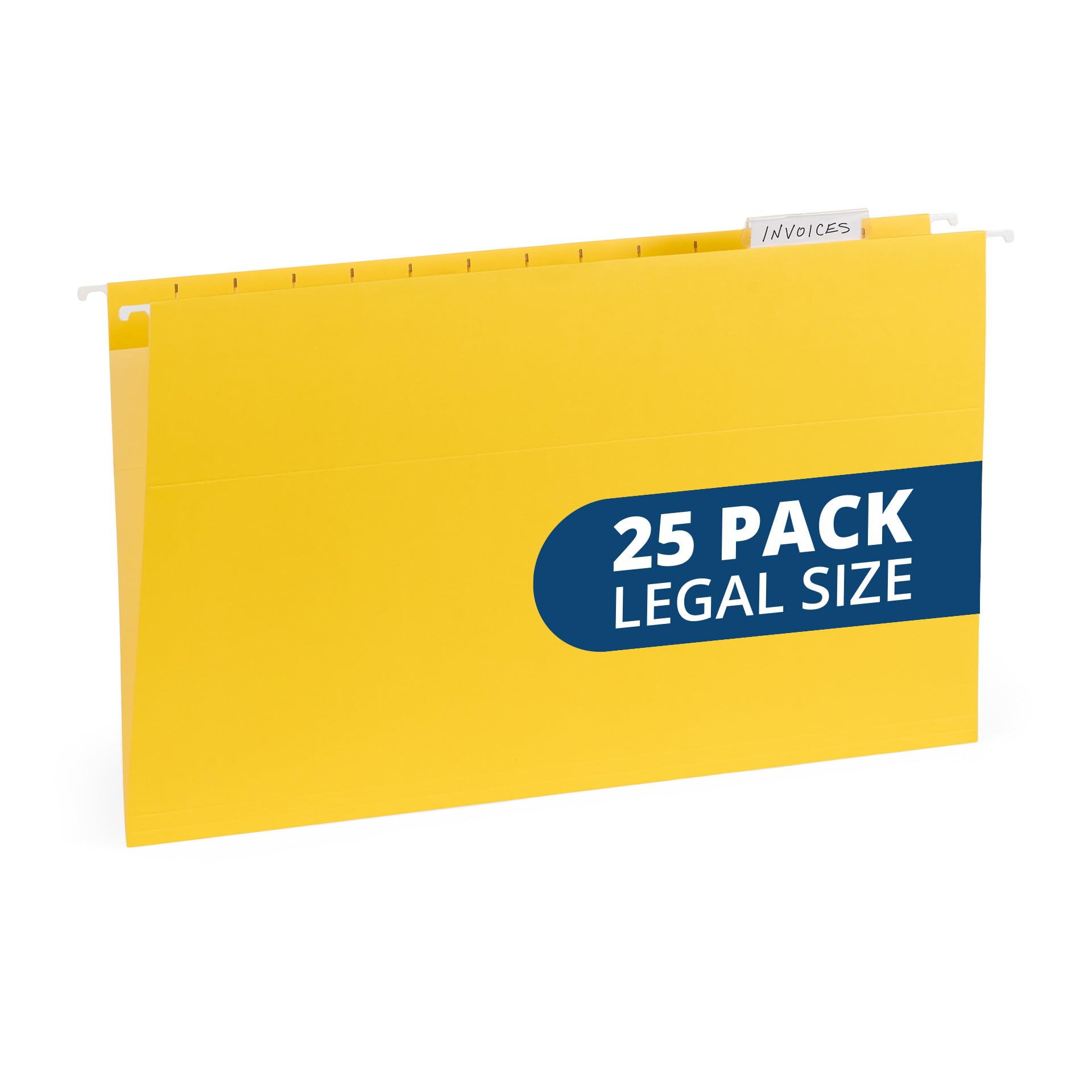 Snapklik.com : 25 Blue Summit Supplies Yellow Legal Size Hanging File ...