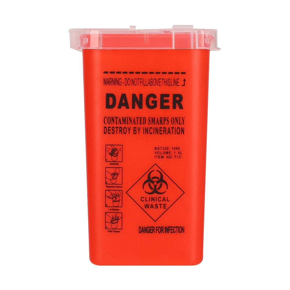 Buy Sharps Container Biohazard Needle Disposal Container Sharps ...