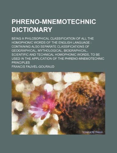 Amazon.co.jp: Phreno-Mnemotechnic Dictionary; Being a Philosophical ...