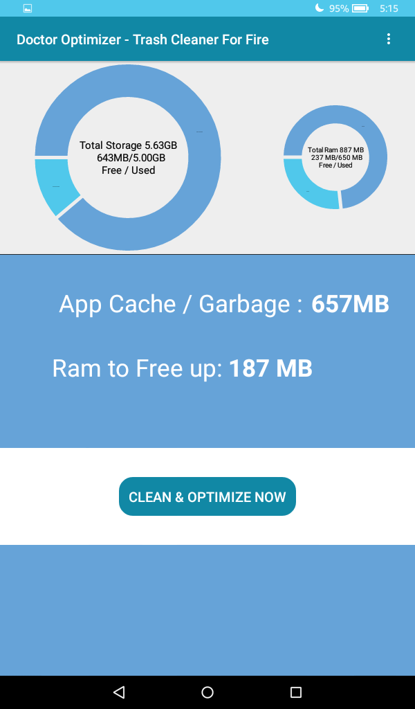 Doctor Optimizer - Trash Cleaner for Kindle Fire - App on Amazon Appstore