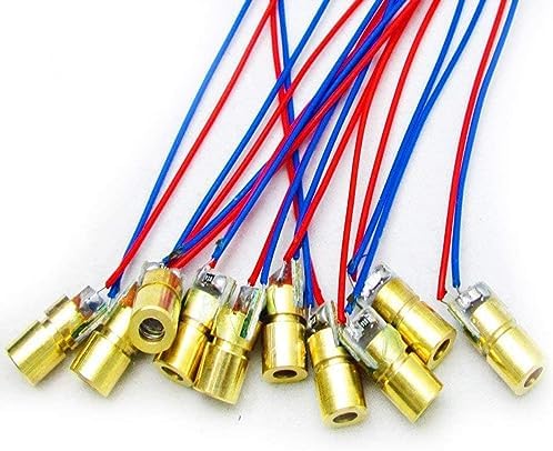 3V and 5V adjustable laser tube laser head, copper head, 6MM outer ...