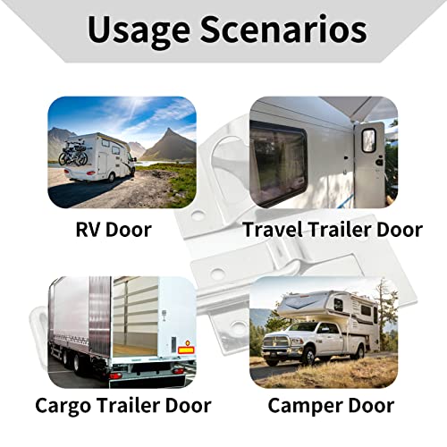 Snapklik.com : ESUDNT Stainless Steel Rv Door Holder Latch Catch For ...