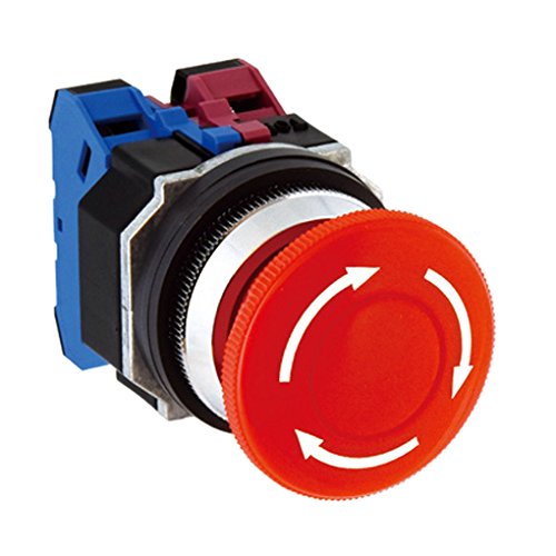 Amazon | IDEC(アイデック) 押ボタンスイッチ TWNDシリーズ φ30 大形プッシュロックターンリセット形 亜鉛ダイカスト製 ...