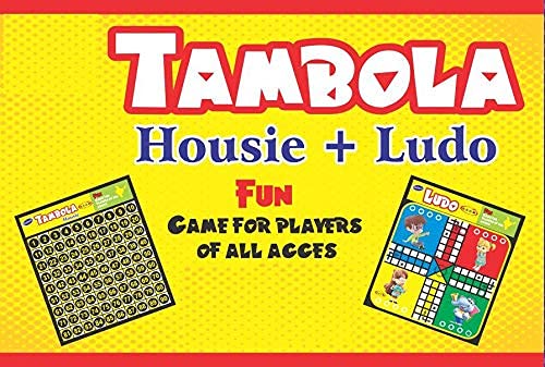 Buy MSOB Sports 2 in 1 Tambola Wooden Board Game Set with Ludo Housie ...