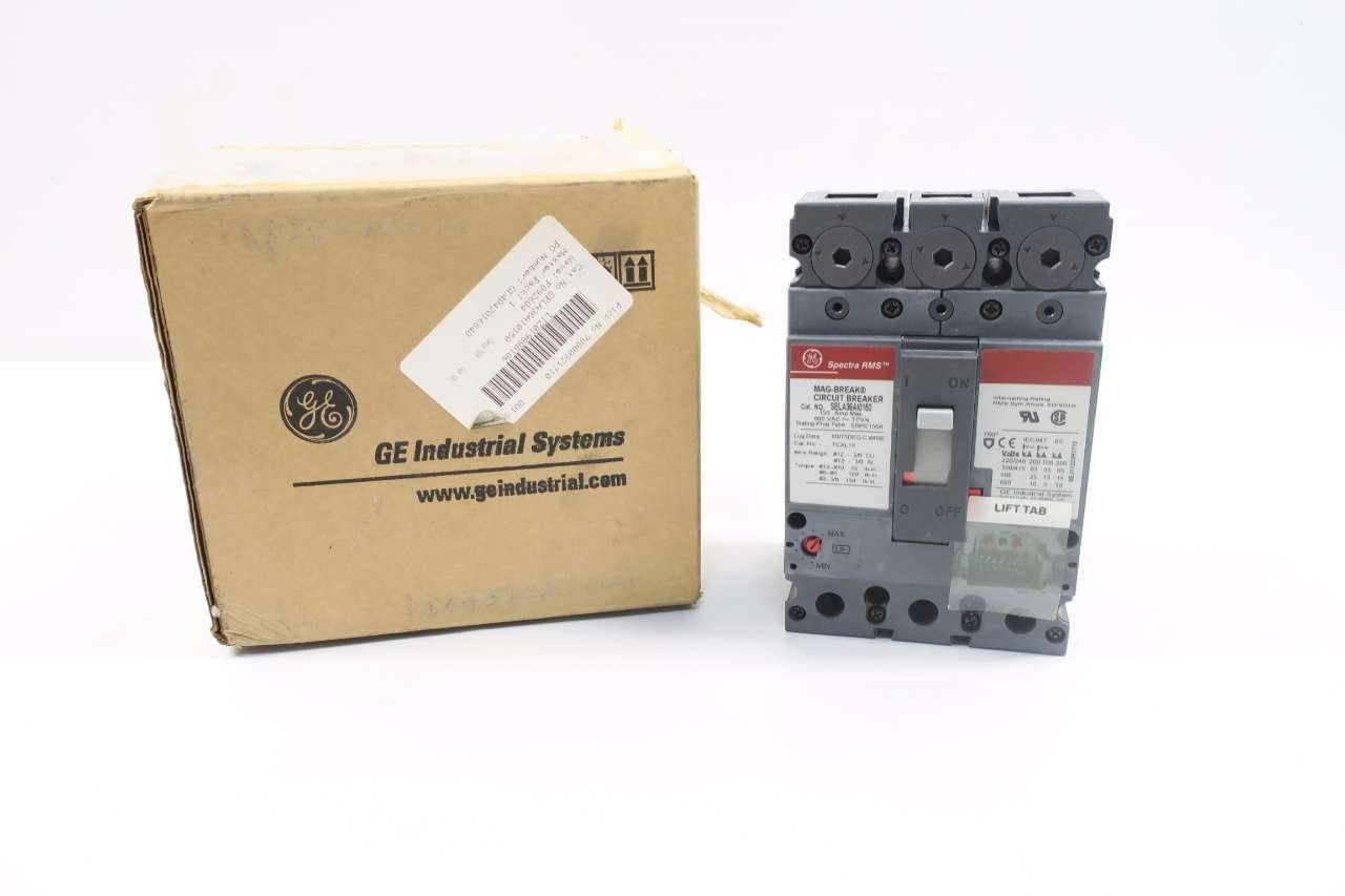 New GE SELA36AI0150 Spectra RMS 3P 150A 600V-AC Circuit Breaker D530641 ...
