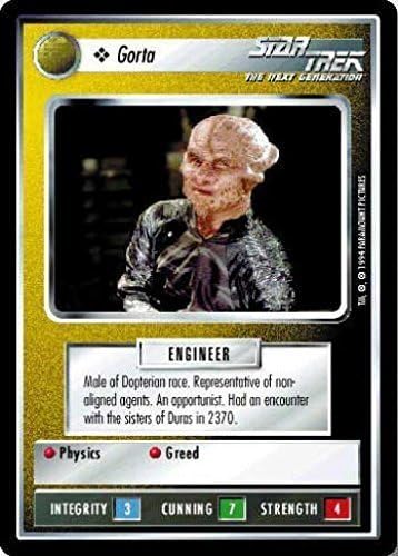 Amazon.com: Decipher Star Trek CCG 1E Premier Limited (B Border) GORTA ...