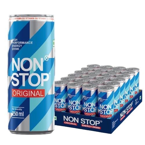 High Performance Energy Drink Non Stop (250ml) 24 Pcs : Amazon.in ...