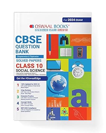 Oswaal CBSE Class 10 Social Science Question Bank (For 2024 Board Exams ...