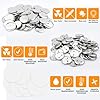Amazon.com: 300pcs Button Making Supplies, 58mm/2.28 inch Full Metal ...