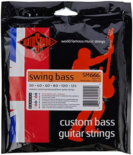 Rotosound Swing Bass Jeu de 6 cordes pour basse Acier inoxydable Filet ...
