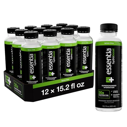NEW Essentia Hydroboost Enhanced Bottled Water, 15.2 fl. oz. (450 mL ...
