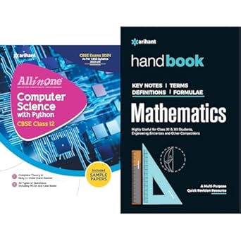 Arihant All In One Class 12th Computer Science with Python for CBSE ...