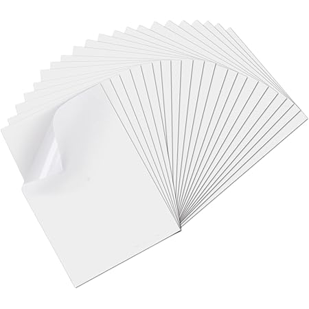 YOUHOOL A4 Sticker Paper for Printing Printable Vinyl Sticker Paper ...