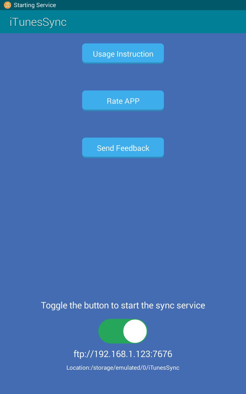 iSync for iTunes files to Android - App on Amazon Appstore