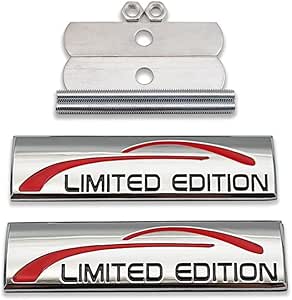 Amazon.com: Metal Limited Edition Logo Car Front Grille Emblem + 3D ...