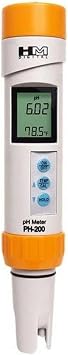 Amazon.com: HM Digital PH-200 Waterproof pH Meter, 0-14.00 pH Range, 0. ...