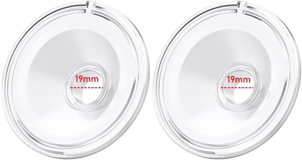 Amazon.com : 2pcs Silicone Flange 19mm Compatible with Momcozy S12 Pro/S9 Pro/S12 Breast Pump ...
