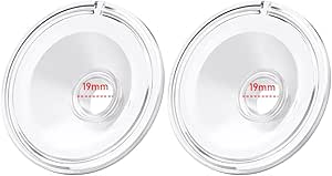Amazon.com : 2pcs Silicone Flange 19mm Compatible with Momcozy S12 Pro/S9 Pro/S12 Breast Pump ...