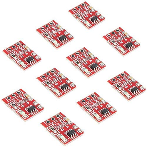 PRAV® 10 Pcs TTP223 Capacitive Touch Switch Button Self-Lock Module for ...
