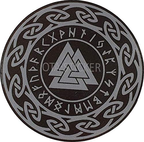 Buy OTA STICKER Valknut Triangles Viking Rune Odin Slain Warrior Old ...