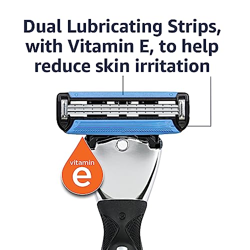 Snapklik.com : Basics 3-Blade Razor Refills For Men