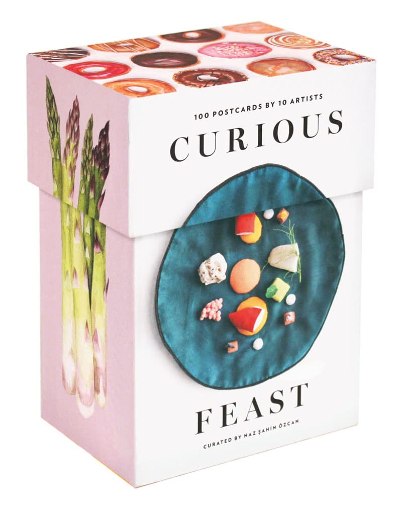 Amazon.com: Curious Feast: 100 Postcards by 10 Artists: 9781616894702 ...