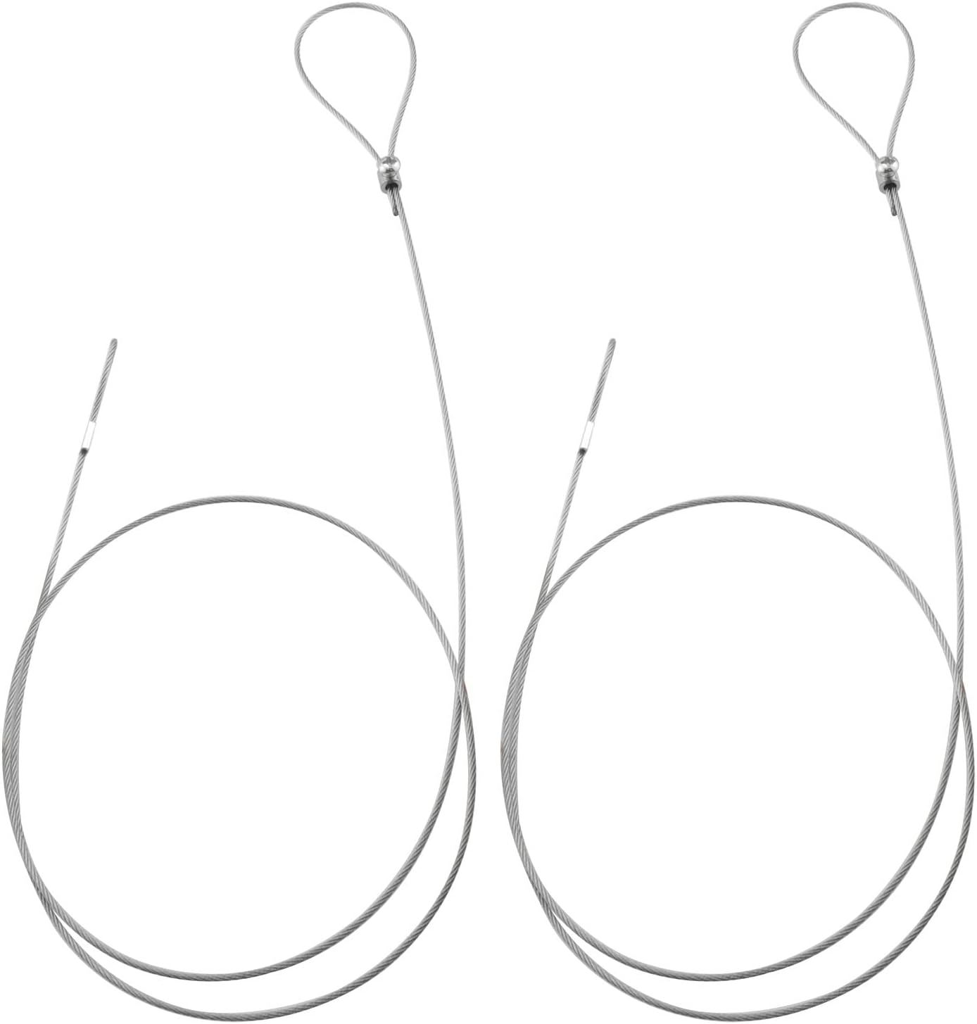 Amazon.com: DGBRSM Black Spring Loaded Adjustable Gate Latch Cable Pull ...