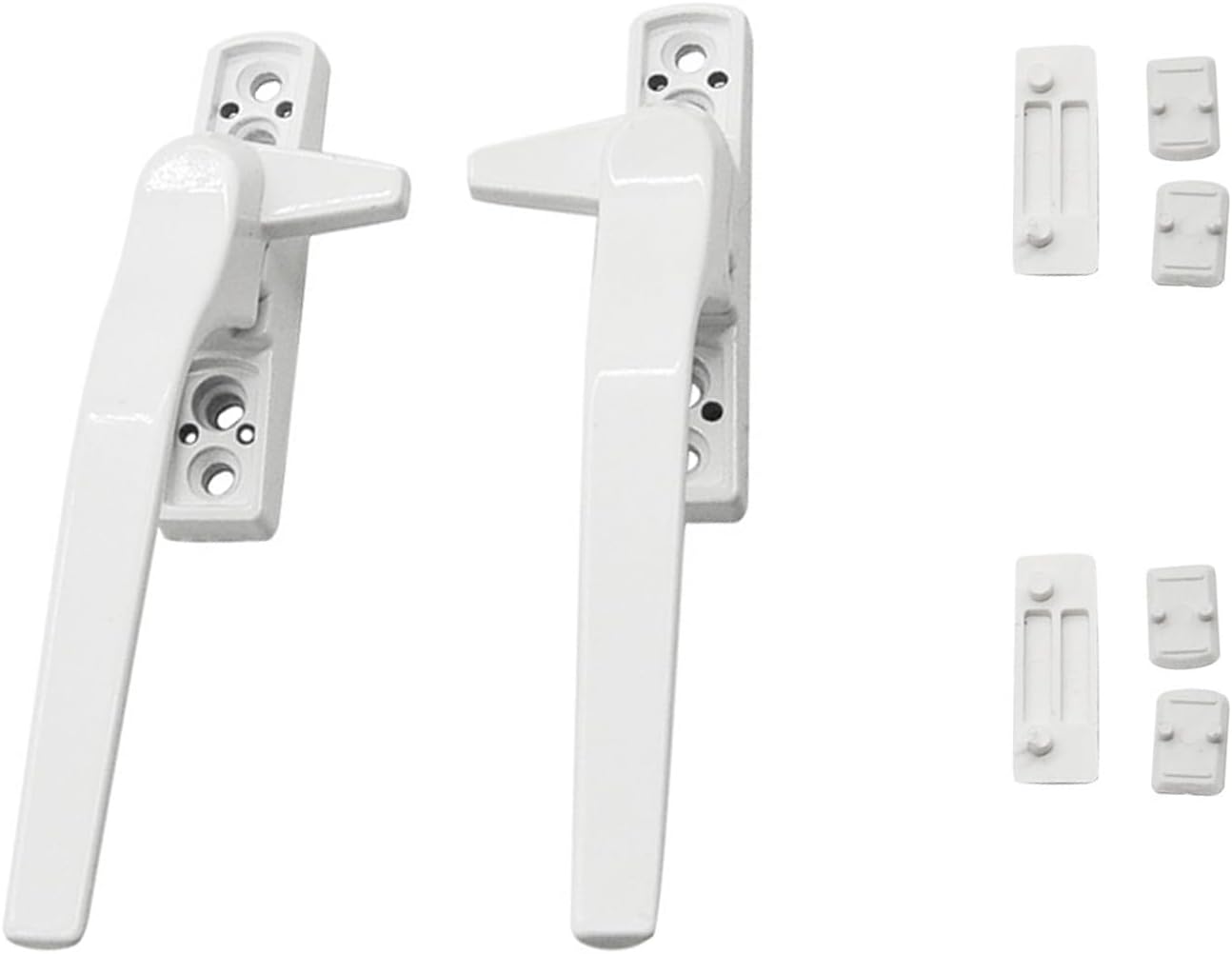 Yuiturt UPVC Window Handles, 2 Pcs White Cockspur Window Handle ...