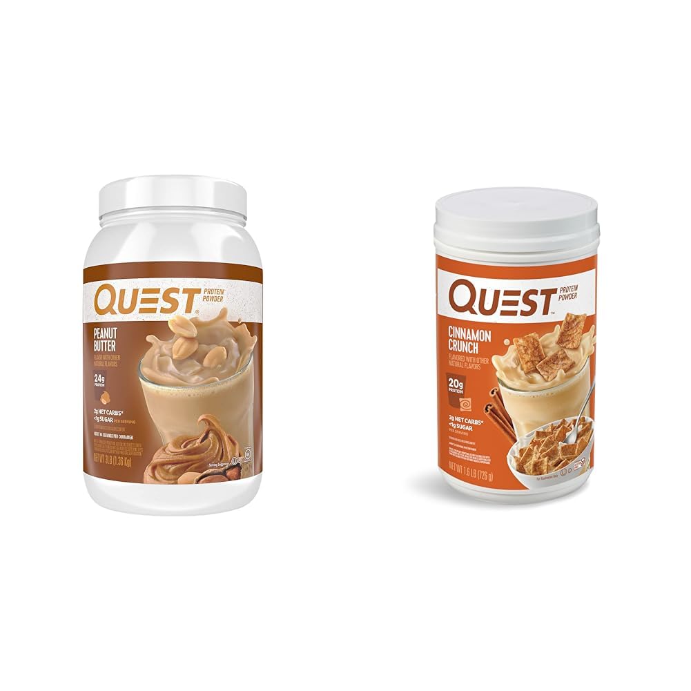 Amazon.com: Quest Protein Powder Bundle - Peanut Butter (23g Protein ...