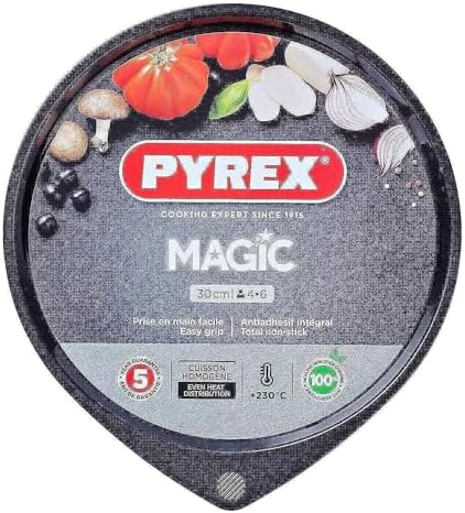 Pyrex - Magic Pizza Dish Diameter 30 cm, Black : Amazon.co.uk: Home ...