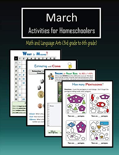 March Activities for Homeschoolers: Math and Language arts (3rd grade ...
