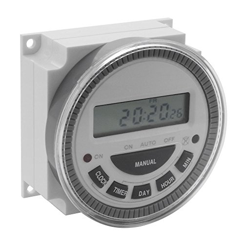 7 Day Programmable Timer Switch- Pool/Gate/Sprinklers/Lights- 120v ...