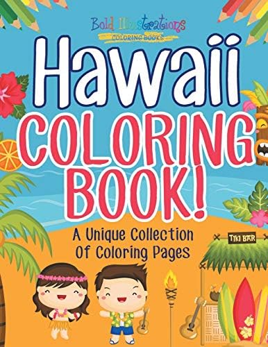 Hawaii Coloring Book Pages